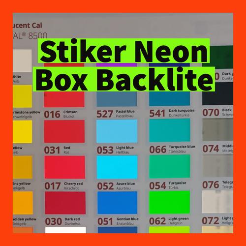Jual Sticker Oracal 8500 Translucent Backlite Film Neonbox - Jakarta ...
