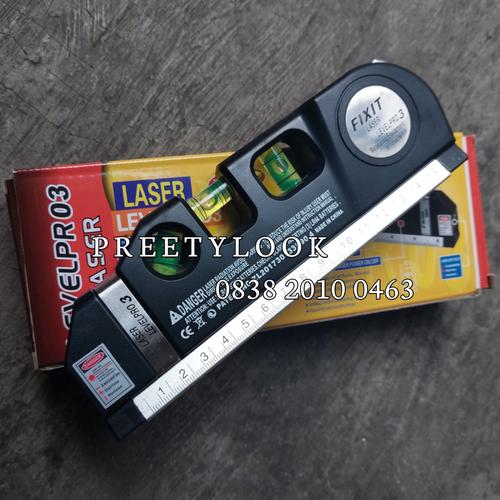 Jual Fixit Level Pro 3 Waterpas Meteran Laser up to 250 Cm Water Pass ...