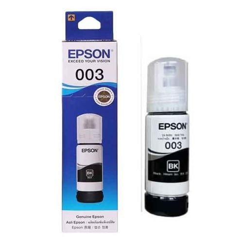Jual TINTA EPSON 003 BLACK BK L1110/L3110/L3101/L3150/L5190 ORI ...