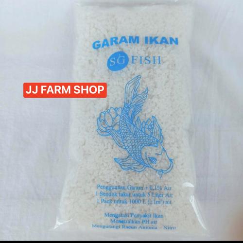 Jual Garam ikan kasar putih SG FISH ORIGINAL 1KG penetral air vitamin ...