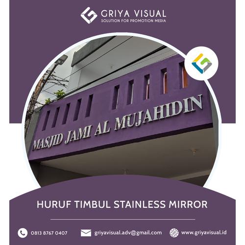 Jual HURUF TIMBUL STAINLESS MIRROR ( MASJID ) - Jakarta Selatan - Griya ...