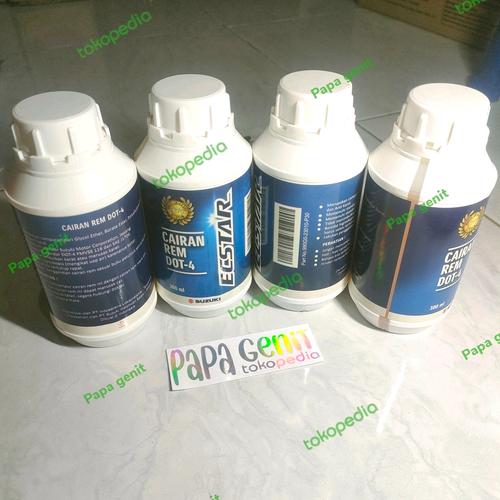 Jual minyak rem mobil DOT4 300ml FMVSS 116 & SAE J1704 ecstar ori suzuki - dot4 - Jakarta Utara ...