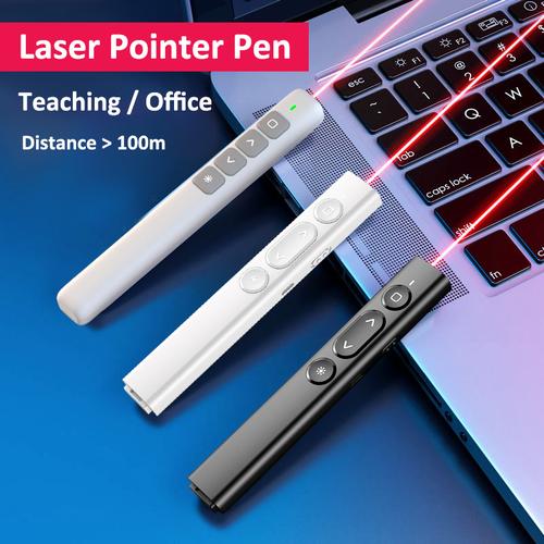 Jual Remote Presenter Presentasi Power Point Wireless Laser Merah - USB ...