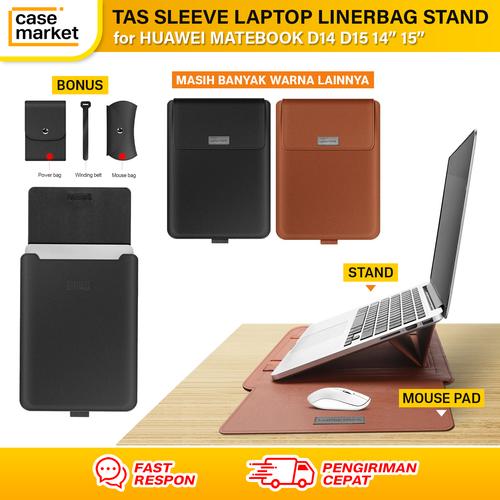Jual Huawei MateBook 14 15 D14 D15 Tas Laptop Sleeve Stand Pouch Bag ...