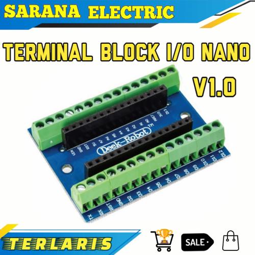 Jual NANO PIN I/O V1.0 EXPANSION TERMINAL ADAPTER SHIELD V.1.0 ARDUINO ...