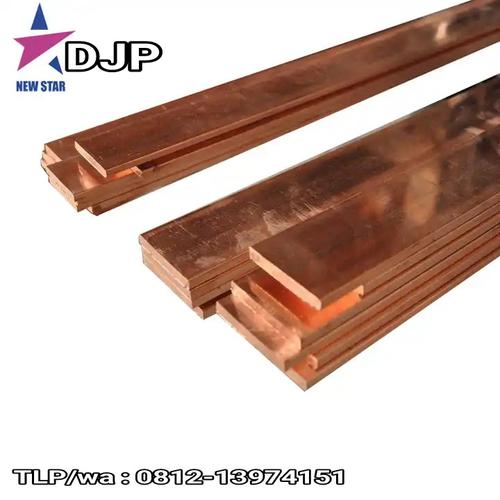 Jual Plat Tembaga Busbar ukuran 6mm X 40mm X 500mm /Tembaga Busbar ...