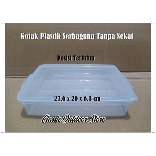 Jual Kotak Plastik Tanpa Sekat Display Box / Kotak Simpan File Surat ...