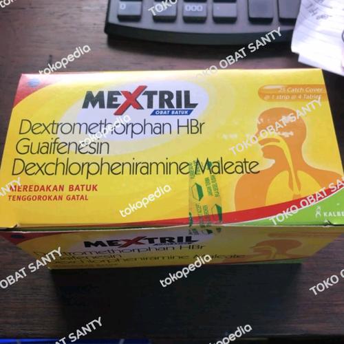 Jual MEXTRIL / OBAT BATUK / SAKIT TENGGOROKAN GATAL / OBAT PILEK FLU ...