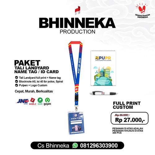 Jual Paket Seminar Kit, Tali Landyard dan Nametag, Blocknote A6, dan ...