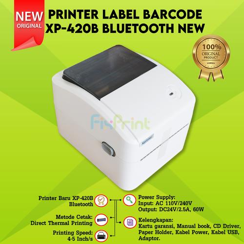 Jual XPRINTER XP-420B 420B USB Thermal Printer Barcode Label Stiker ...