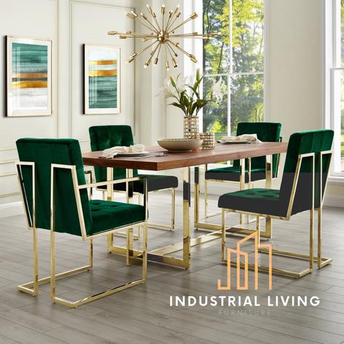 Jual dining set, set meja makan minimalis, set meja. maka stainless ...