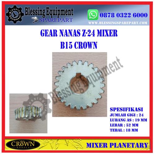 Jual Sparepart Gear Nanaz Z-24 Mixer B15 Crown Original - Kota Surabaya ...