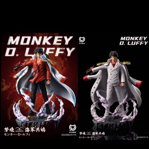 Jual MY studio - Luffy cos Marine by ONE PIECE FIGURE STATUE GK - PUTIH ...