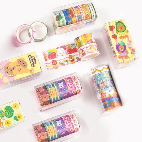 Jual 5 Roll/ Pack Washi Tape Set Cute Selitop Isolasi Dekoratif Stiker ...