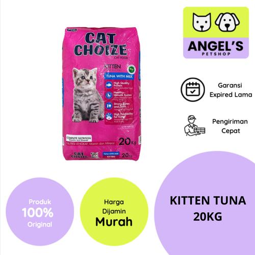 Jual Cat Choize Kitten 20kg - Makanan Anak Kucing Rasa Tuna - Kota ...