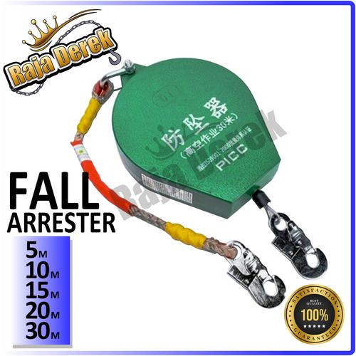 Jual TALI PENGAMAN FALL ARRESTER SELF RETRACTABLE LIFELINE - 3 Meter ...