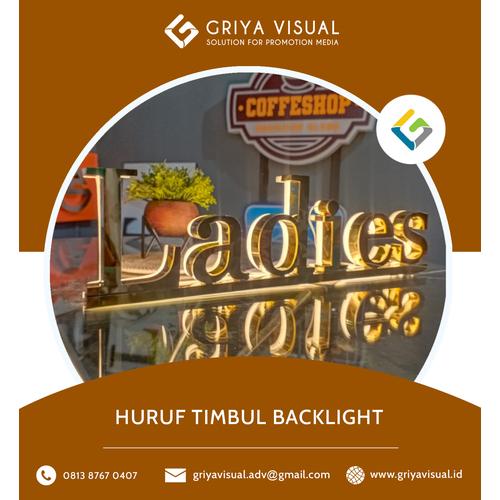 Jual HURUF TIMBUL STAINLESS GOLD BACKLIGHT ( LADIES ) - Jakarta Selatan ...