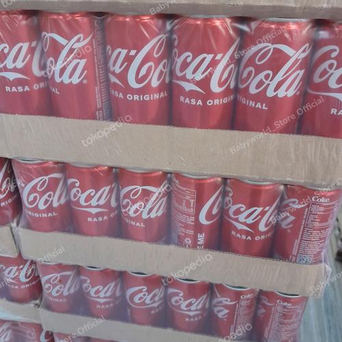 Jual COCA COLA original / ZERO SUGAR minuman kaleng soda ( 1 dus isi 24 ...