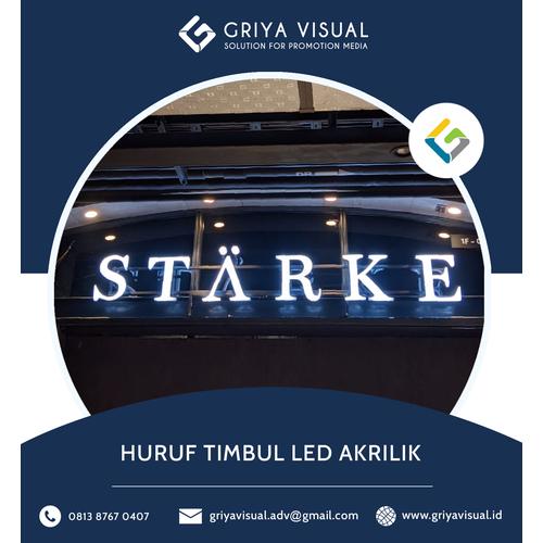 Jual HURUF TIMBUL LED FULL AKRILIK ( STARKE ) - Jakarta Selatan - Griya ...