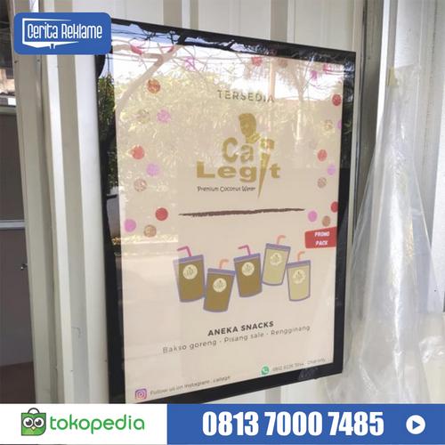 Jual Custom Menu Neon Light I Neon box slim I Untuk Cafe atau ...