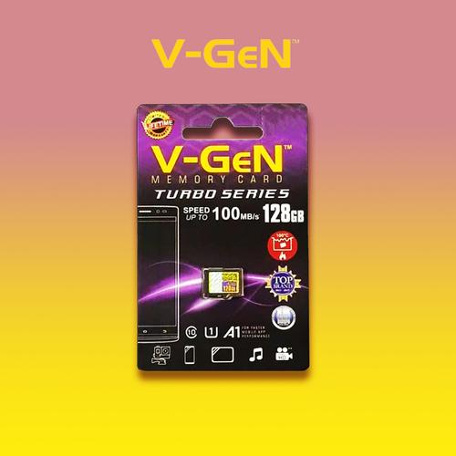 Jual Micro SD V-GeN 128GB Class 10 TURBO 100MB/s - Non Adaptor Memory ...