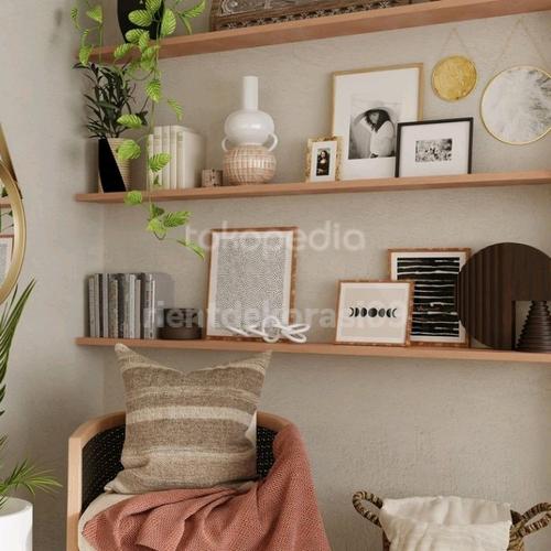 Jual 150x20x4 ambalan dinding panjang, - natural kayu - Putih, 120x20x4 ...