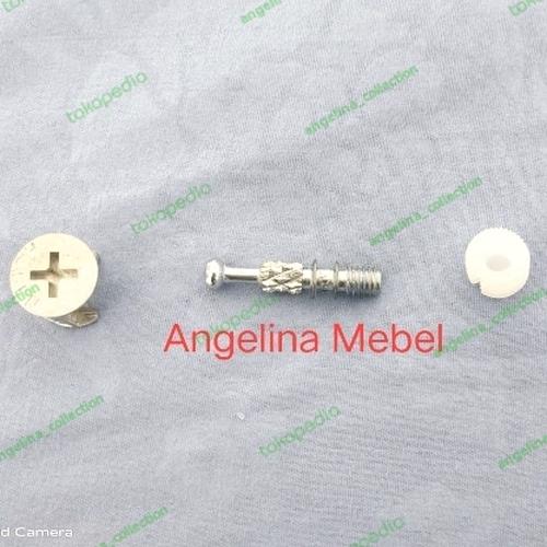 Jual Skrup Baut Minifix Nanas 3 macam - Baut Socket casing Meja Lemari ...