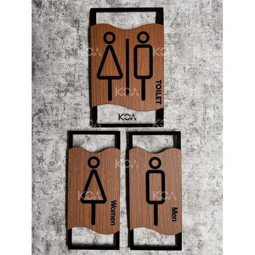 Jual Toilet sign, Tanda Rambu Toilet,Unik Akrilik acrylic motif serat ...
