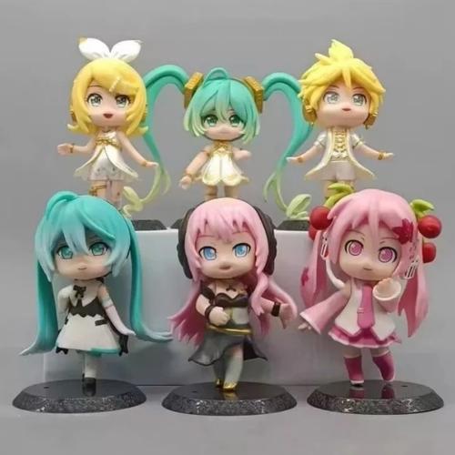 Jual Vocaloid Hatsune Miku kagamine Rin Len megurine luka action figure ...
