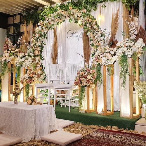 Jual Backdrop Akad Nikah - Model Circle - Kota Tangerang Selatan ...