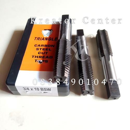Jual Hand Tap set Triangle mata bor pembuat ulir drat baut ukuran M33 ...