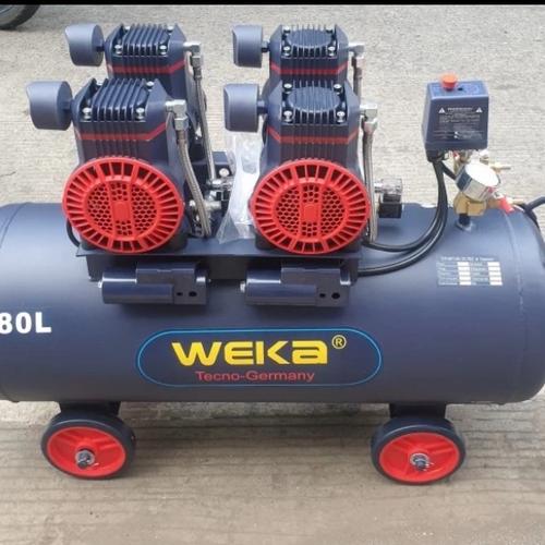 Jual Oiless compressor 5 hp 80 Liter Kompresor Angin Silent 5 HP WEKA ...
