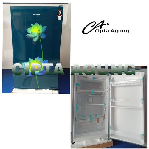 Jual KULKAS 1 PINTU METALIC 150 LITER POLYTRON PRB 157 LB PRB- 157 LB ...