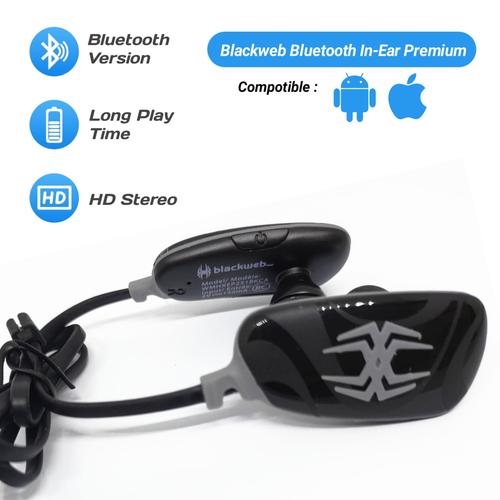 Promo Superior Sound Bass Blackweb Bluetooth Headset Premium Series ...