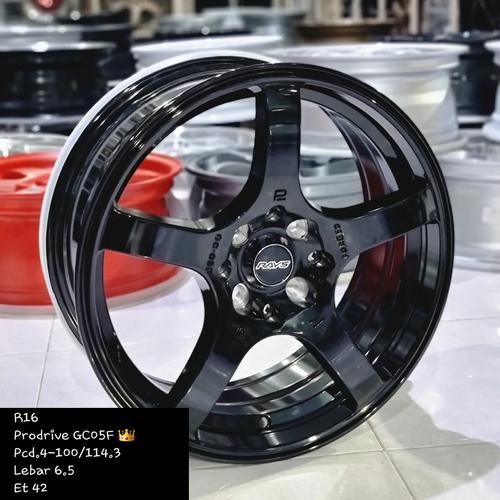 Jual velg rays palang 5 prodrive ring 16 lebar 6,5 et42 pnp avanza yaris - Kota Semarang - Wheel ...