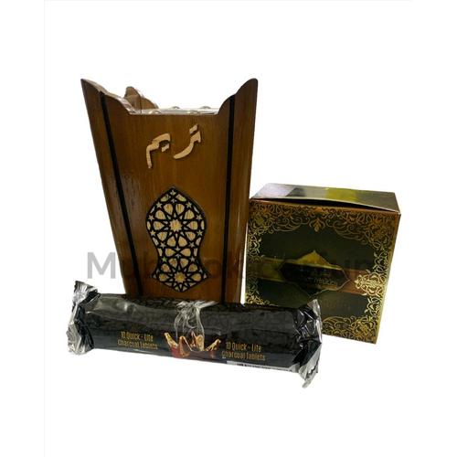 Jual Paket Bukhur lengkap bukhur arang dan pedupaan kayu jati jepara ...