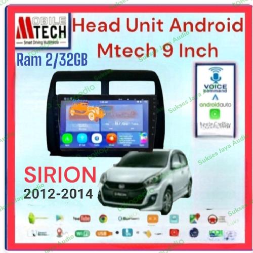 Jual Head Unit Android MTech 10 Inch OEM Sirion 2012-2014 Frame +Socket PNP - Kota Bekasi ...