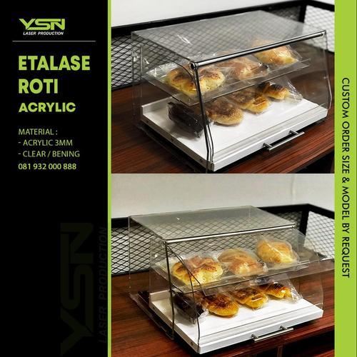 Jual Etalase Acrylic | Display Roti |Etalase Roti Akrilik | Etalase ...