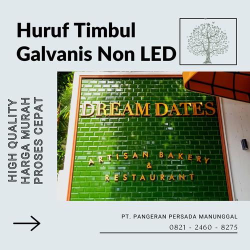 Jual Huruf Timbul Galvanis NON LED Finishing Cat Duco Signage - Jakarta ...