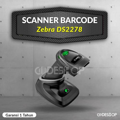 Jual Scanner Barcode Zebra DS2278 Cordless Imager 1D 2D Wireless Auto Scan - Jakarta Pusat ...