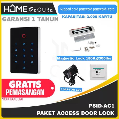 Jual PAKET ACCESS DOOR LOCK PSID-AC1 + MAGNETIC LOCK / AKSES PINTU ...