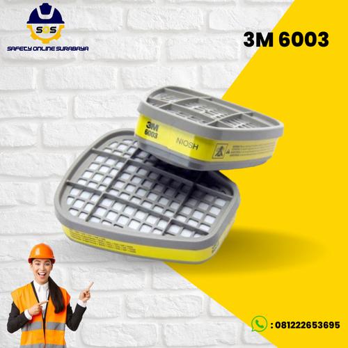 Jual CARTRIDGE 3M 6003 ACID FILTER GAS RESPIRATOR 6200 7502 6800 - Kota ...