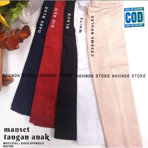Jual Manset Tangan Anak Rayon Premium/Handsock Anak Perempuan dan Laki ...