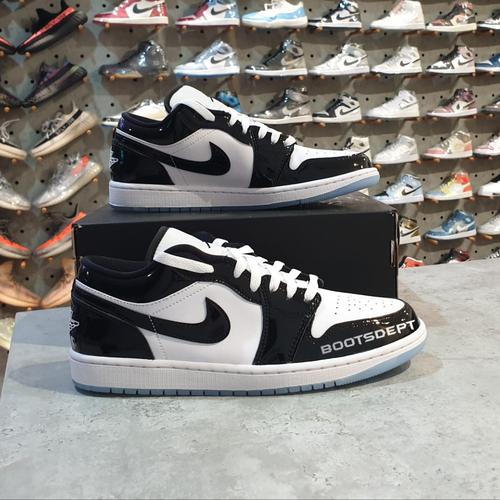 Jual Air Jordan 1 Low Concord Panda Black/White (100% Original) - 36 / ...