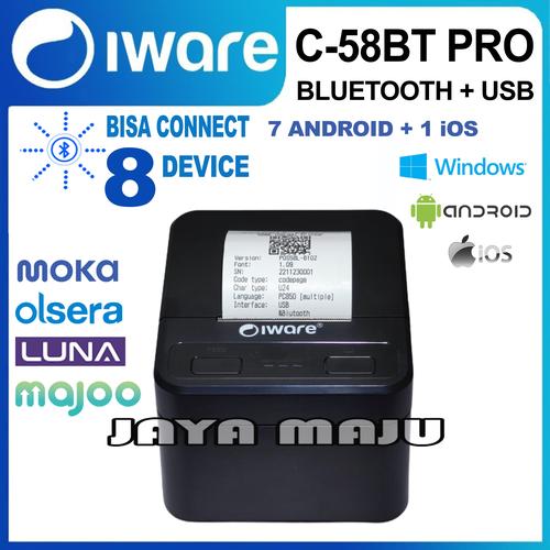 Jual PRINTER KASIR/PPOB THERMAL 58MM IWARE C58BT PRO ANDROID SUPPORT OLSERA - Kota Yogyakarta ...