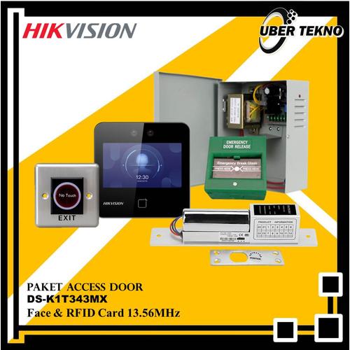 Jual Paket Access Door Hikvision DS-K1T343MX Face RFID Card Access ...