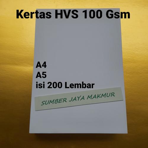 Jual Kertas HVS 100 Gsm - 200 Lembar - A5 15 x 21 cm - Kab. Karawang ...