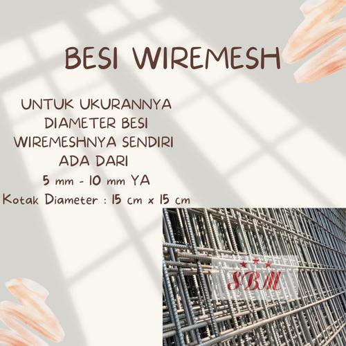 Jual Besi Wiremesh M 8 - Kota Tangerang - SBM STEEL | Tokopedia