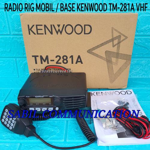 Jual KENWOOD TM-281 TM 281A 65 WATT VHF RADIO RIG MOBIL KENWOOD TM 281 VHF - Jakarta Utara ...