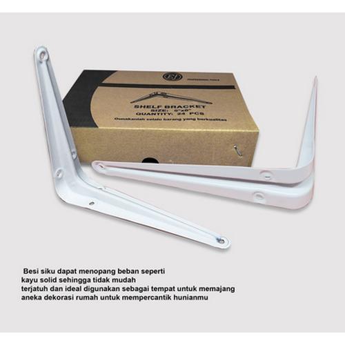 Jual Besi Siku Breket Rak Holder Dinding Penahan Penyangga Papan Meja ...